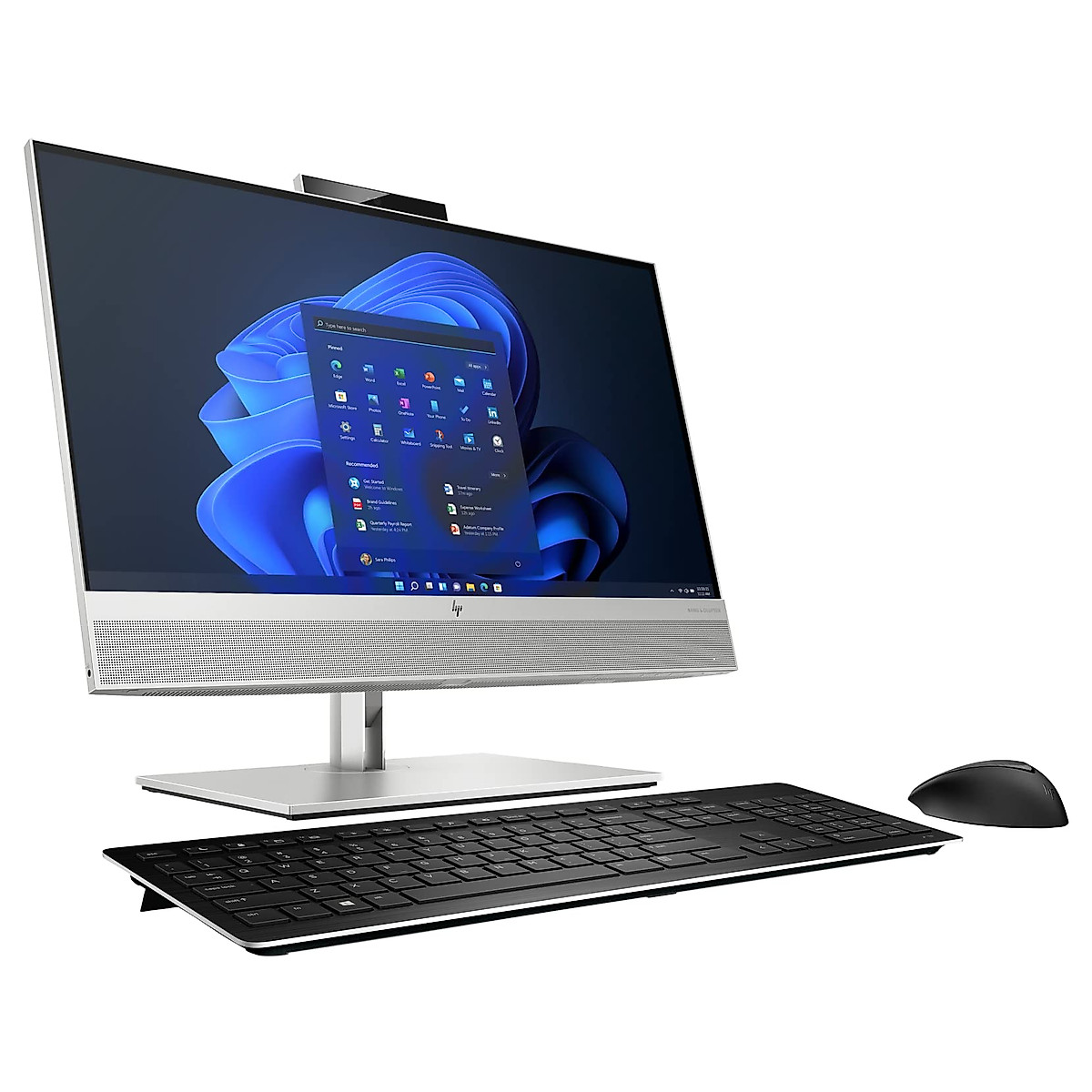 HP EliteOne 800 G6 All-in-One Computer, 23.8 IPS, FHD, Intel i7-10700, Bang & Olufsen with Stereo Speakers, NO DVD-RW, Win 10 Pro, Silver, 3 Year Warranty (32GB RAM | 1TB SSD)