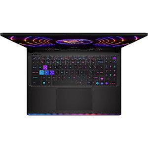 MSI Raider GE68HX 16" QHD+ (2560 x 1600) 240Hz Gaming Laptop - 13th Gen Intel Core i9-13950HX 24-Core up to 5.50 GHz CPU, 16GB DDR5 RAM, 8TB NVMe SSD, GeForce RTX 4070 8GB GDDR6, Windows 11 Pro
