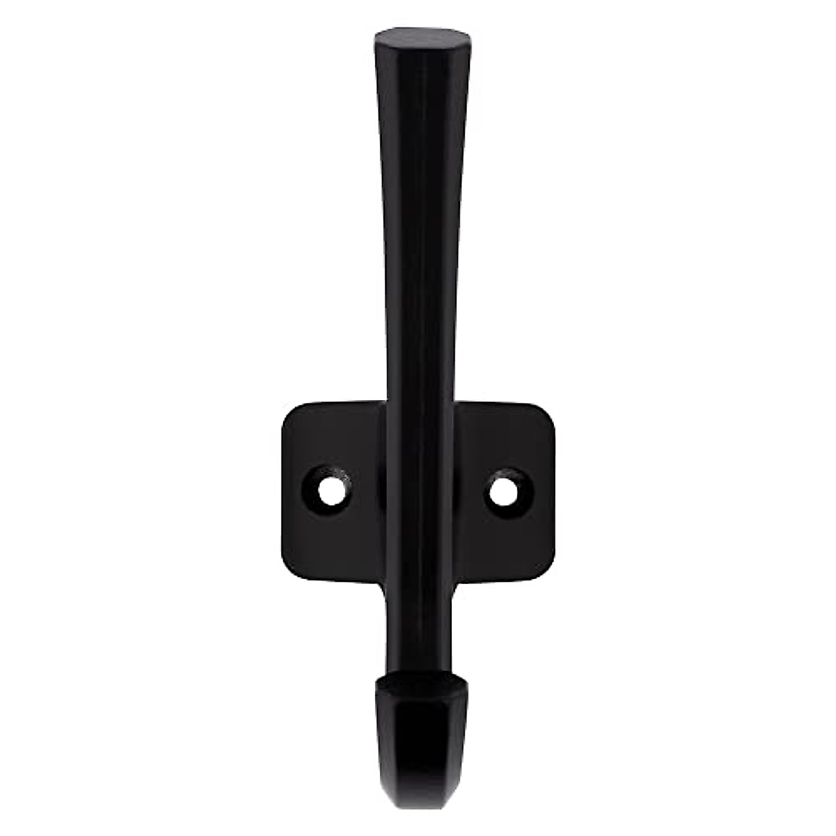 National Hardware N337-912 Powell Angled Hook, 4-15/16", Matte Black