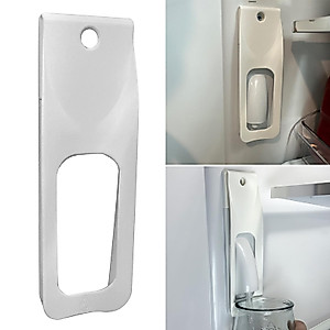 Zephylix Water Dispenser Lever for Refrigerator, Fridge Water Dispenser for Refrigerator Interior Fridge Water Button Pusher Adapter 7.09 * 2.3 * 1.04" White