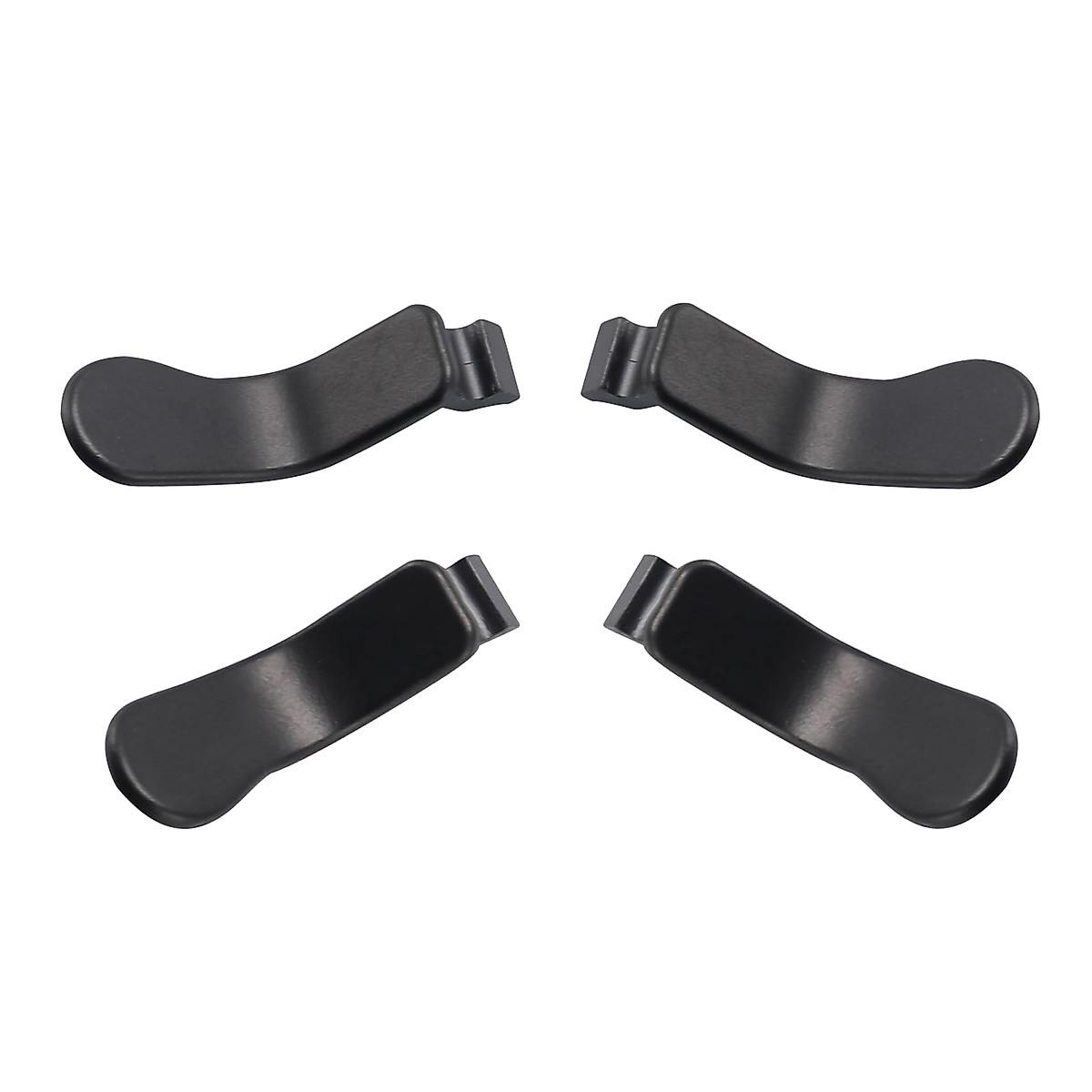 TOMSIN 4 pcs Mini Paddles for Xbox Wireless Elite 2 Controller,Metal Stainless Steel Back Paddles Replacement Parts for Xbox One Elite Controller Series 2 Model 1797 (Black)