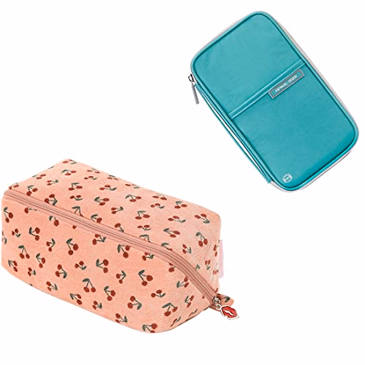 VanFn Passport Wallets and Cosmetic Bags, Makeup Bag Cosmetic Bag for Women Cosmetic Travel Makeup Bag Large Travel Toiletry Bag for Girls Make Up Bag Brush Bags Toiletry Bag