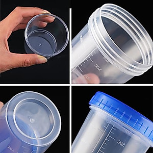 FEOOWV 12pcs 4oz Salad Dressing Container to Go - Small Containers with Lids Leakproof Condiment Containers with Screw Lids Reusable Stackable Plastic Dip Sauce Containers (Blue)