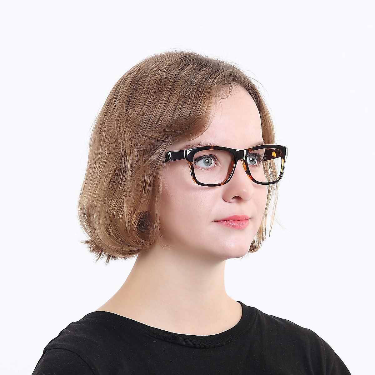 LifeArt Blue Light Blocking Glasses, Anti Eyestrain, Computer Reading Glasses, Gaming Glasses, TV Glasses for Women and Men, Anti UV, Anti Glare (Tortoise, No Magnification)