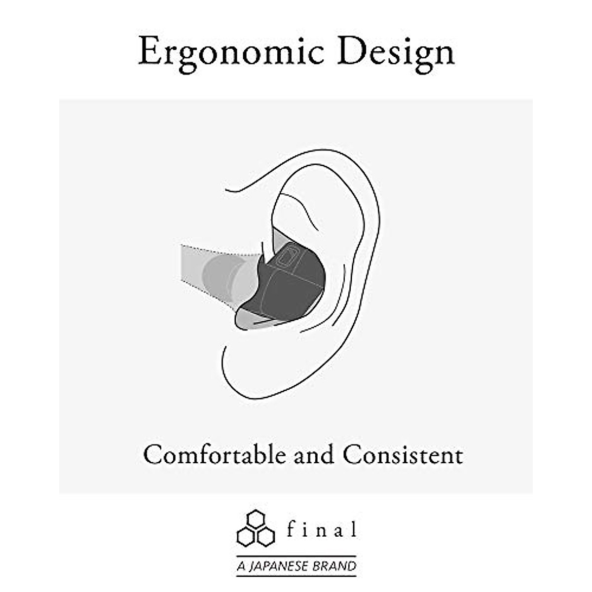 Final A4000 in-Ear Wired Noise Isolating High Precision Clear and Transparent Sound Earphones