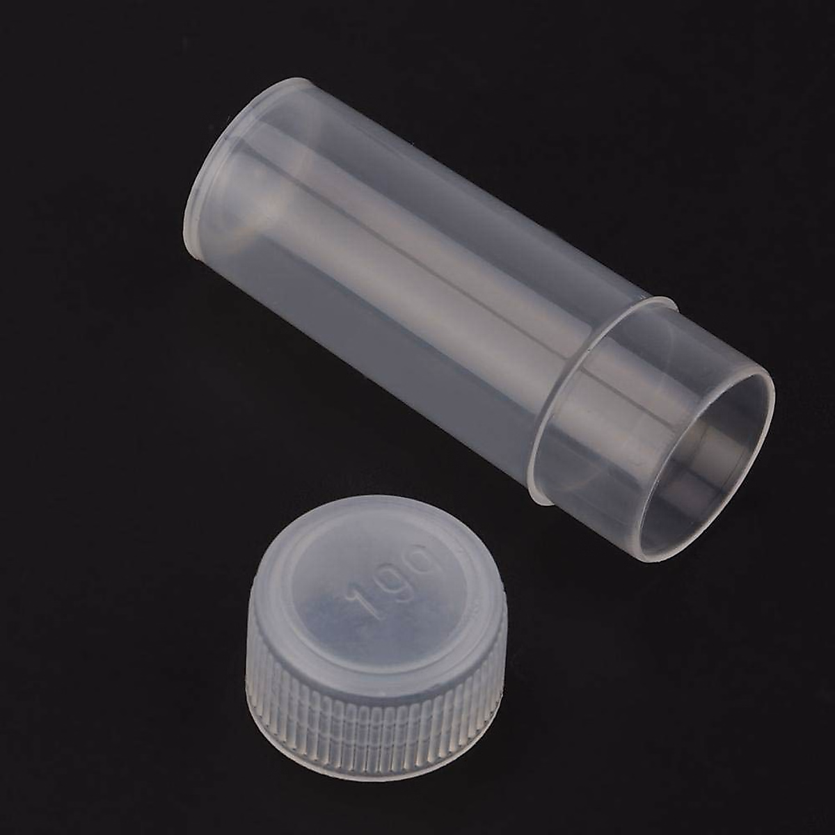 5ML Plastic Sample Bottles, 50 Pcs Small Clear Bottle, Scientific Plastic Test Tubes Screw Top Tube Vial Clear Seal