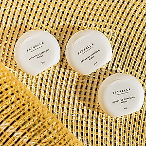 Estrella Naturals Fluir Activated Charcoal Dental Floss