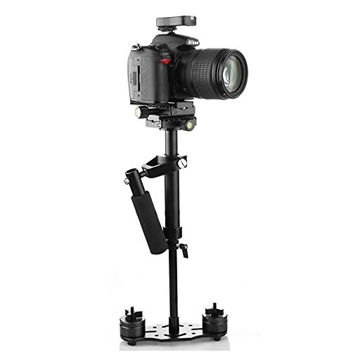 Wondalu S40 15.8'/40CM Handheld Steadycam Camera Stabilizer for DSLR Steadicam Canon Nikon GoPro AEE Video with Quick Release Plate