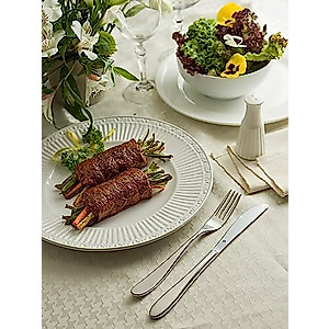 DANIALLI Modern Marettimo Silverware Set - 18/10 Stainless Steel Flatware Set for Elegant Dining - Dishwasher Safe Cutlery Set (60-Piece Matte)