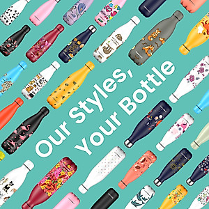 Proworks Stainless Steel Sports Water Bottle | Double Insulated Vacuum Flask for 12 Hours Hot & 24 Hours Cold Drinks - Great for Home, Work, Gym & Travel - BPA Free – Metallic Silver - 1L