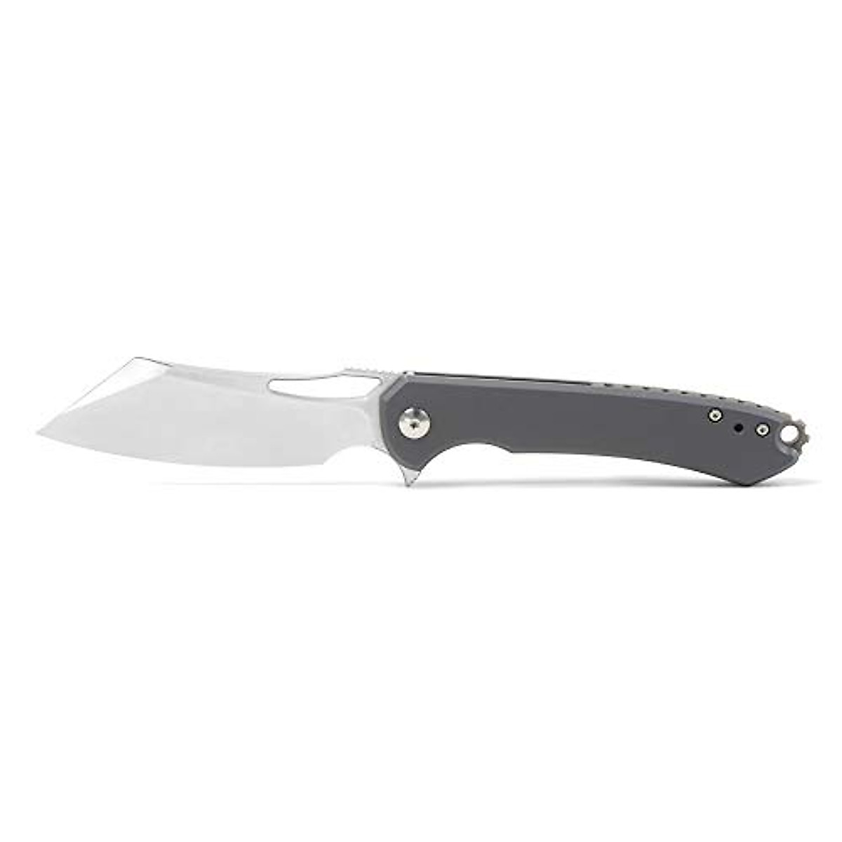 Drop + Ferrum Forge Buc Titanium Frame Lock Folding Pocket Knife (Blue)