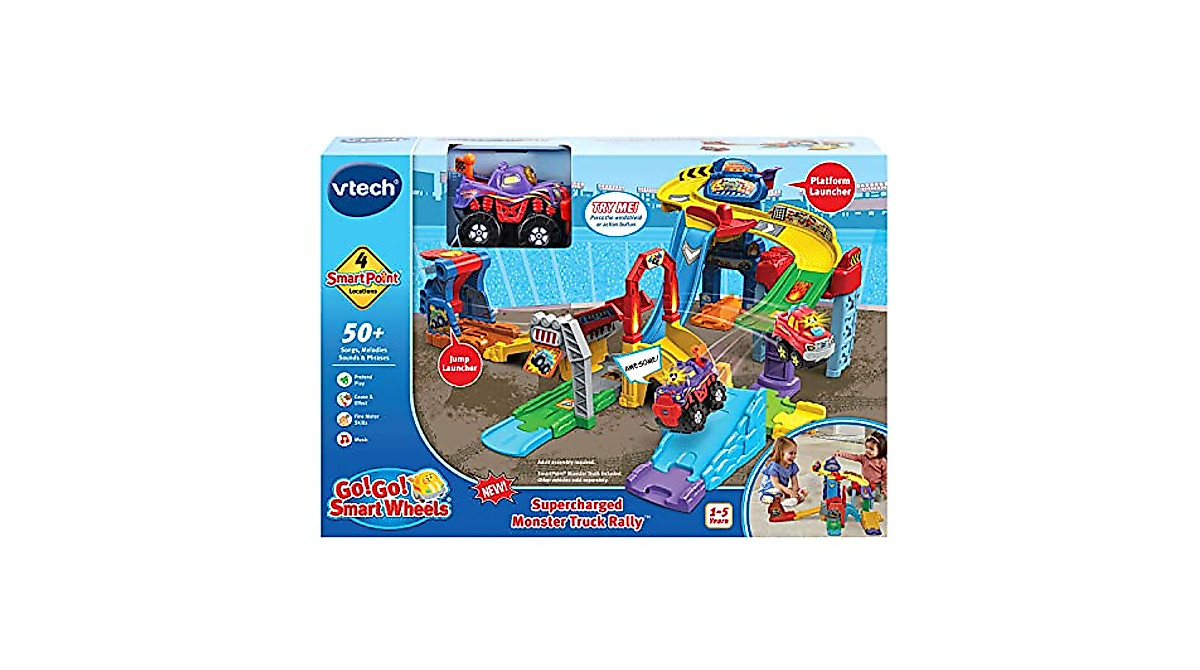 VTech Go! Go! Smart Wheels Monster Truck Rally - Fun Educational Play