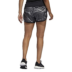 adidas Women's M20 Short City Clash Black/Gray/Gray Large 3"