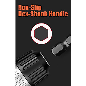 AVERZELLA 3/16" Tungsten Carbide Concrete Drill Bit Set with Four-Cross Edge& Hex Shank,10 PCS 5mm Drill Bits for Metal,Masonry Drill Bit Set 3/16 Inch for Tile/Ceramic/Glass/Mirror/Brick/Cement