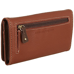 Stone Mountain Womens Cornell Tab Wallet One Size Brown(8AF4542)