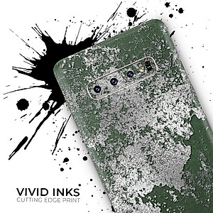 DesignSkinz Distressed Silver Texture v6 Protective Vinyl Decal Wrap Skin Cover Compatible with The Samsung Galaxy S20 (Screen Trim & Back Glass Skin)