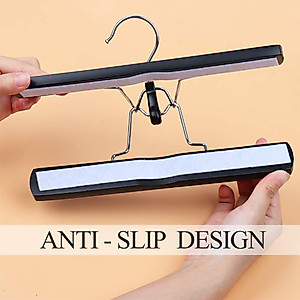 10 Pack Hair Extension Storage Bag Hair Extension Hanger Strong Holder Dust-proof Portable Suit with Transparent Zip Up Closure- Lightweight, Waterproof and Portable (Black)