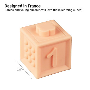 BabyToLove My Discovery Cubes | Early Childhood Development Toy | Multifunctional and Multisensory Blocks | Building Blocks | Fun Shapes