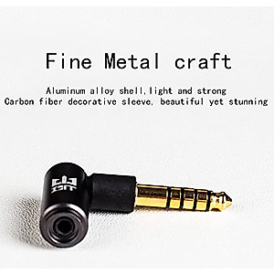 Keephifi Audio Adapters -TRI Earphone HiFi Audio Adapter 4.4mm Balanced Male Jack to 2.5mm Balanced Socket Female Headphone Connector Gold-Plated Plugs (4.4Ba-2.5Ba)