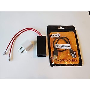Fireplace Remote Control WiFi Smart Switch ON/Off to Voice Activated Fireplace - 2 Wire Quick Connect for Easy installation for Millivolt Gas Valve, Electronic Spark Ignitions. 2.4Ghz pairing ONLY