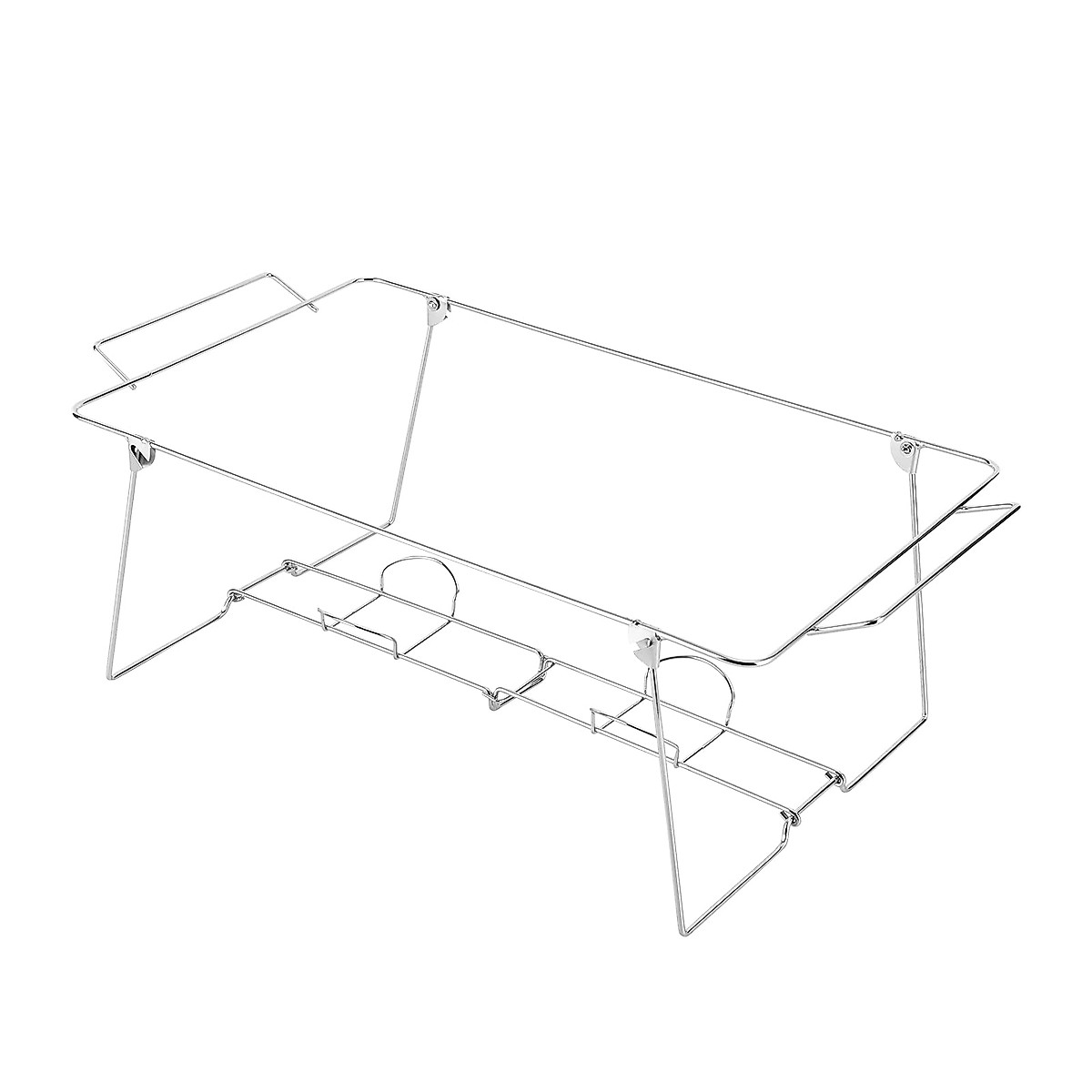 12 Pack Wire Rack Buffet Stand, Foldable Chafing Wire Racks Easy Collapsible for Storage & Reuse for Home Party, Wedding and Birthday Party Event Catering Supplies