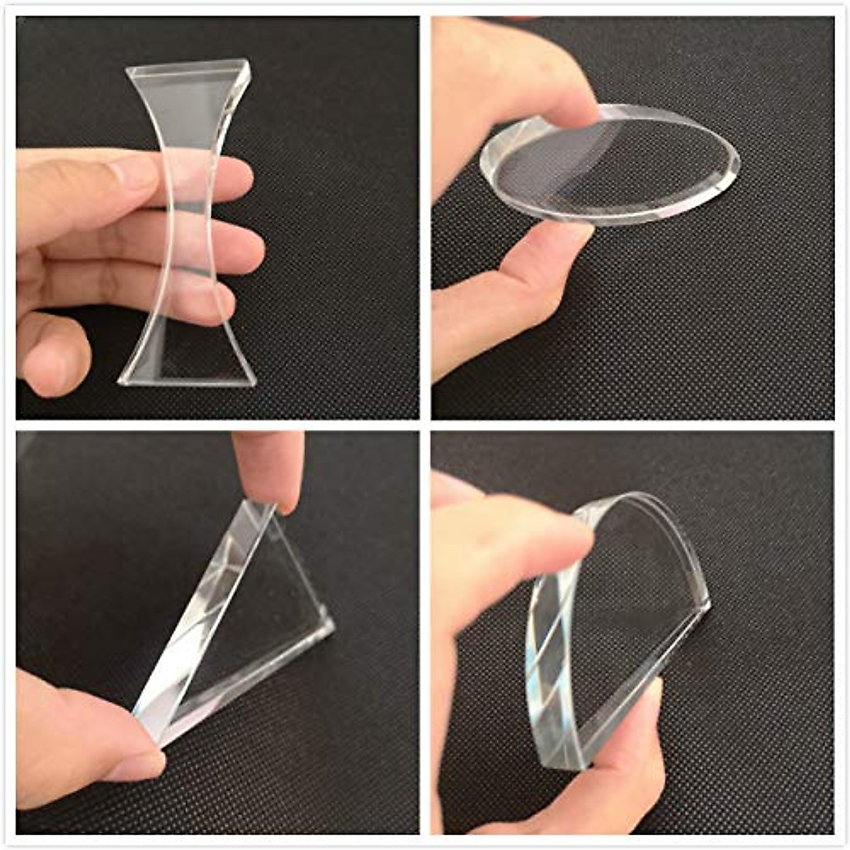 Optical Glass Light Spectrum Prism Basic Physics Teaching 4PCS