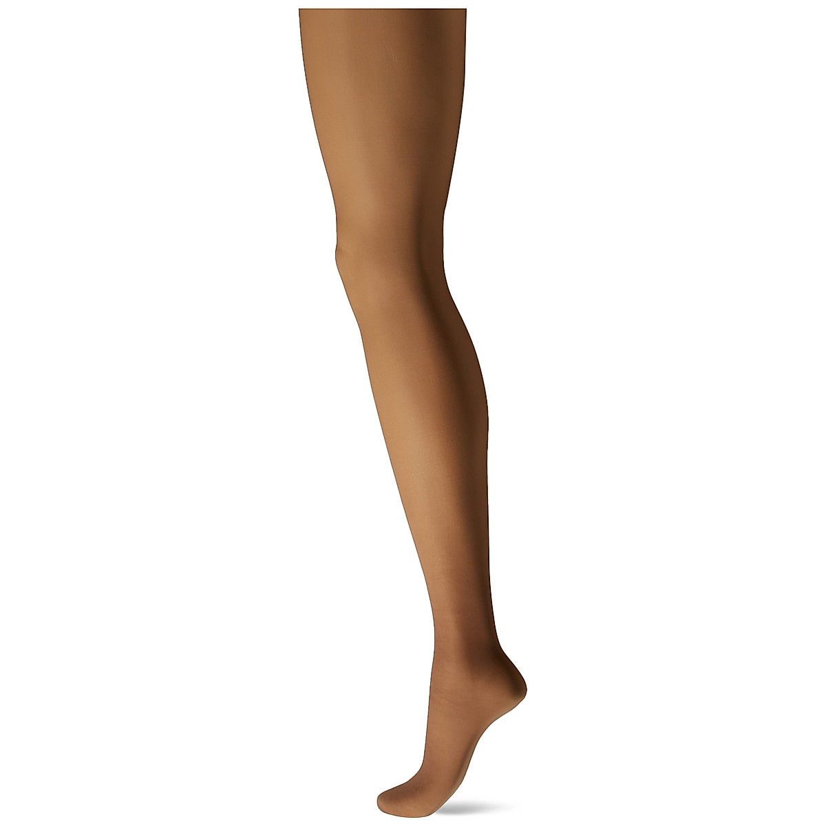 Hanes Silk Reflections Women's Plus-Size Control Top Enhanced Toe Pantyhose, Town Taupe, Petite