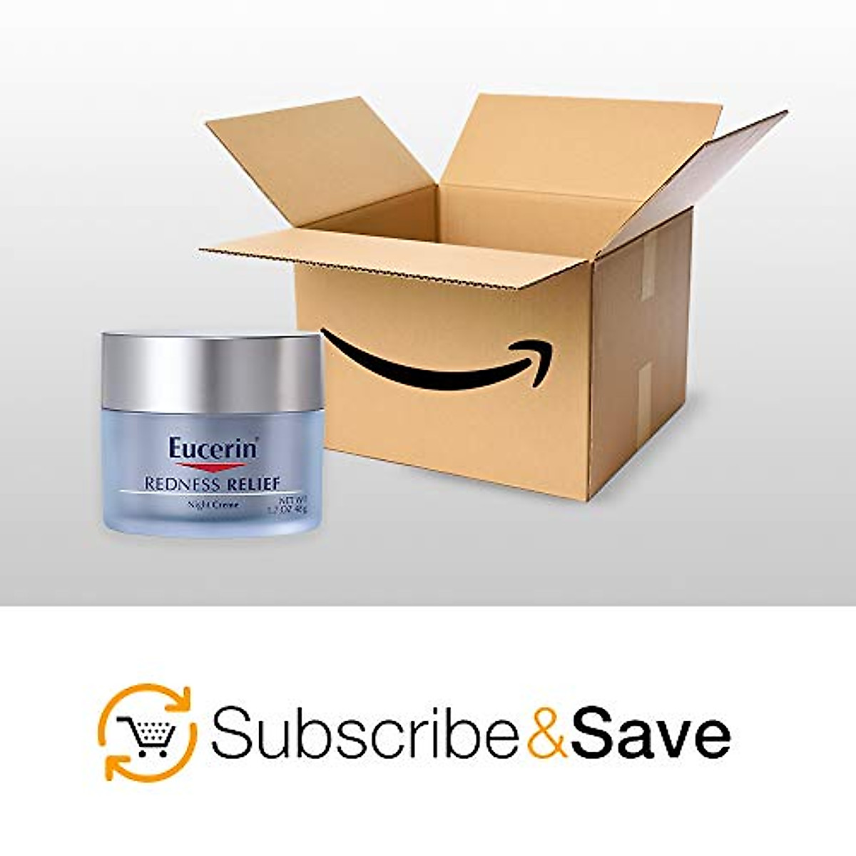 Eucerin Redness Relief Night Creme - Gently Hydrates To Reduce Redness-Prone Skin At Night - 1.7 oz Jar