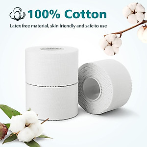 FOMIYES 6 Rolls Tape Muscle Tape Ankle Tape Injury wrap Athletic Trainer Tape Gymnastics Tape for Hands Knee Tape Trans Tape Tape Tapes Sliced Cotton Accessories