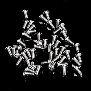 Screw 50 Pcs Quadrex Head Short Computer Case Motherboard Screws R06