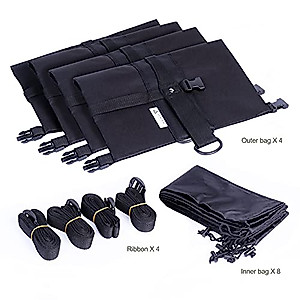 Leader Accessories 4pcs/Pack Canopy Weight Bags Sandbags 30lb/pc Upgrade Huge Capacity