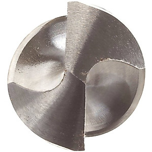 Precision Twist R10P High Speed Steel Jobber Drill Bit, Uncoated (Bright) Finish, Round Shank, Spiral Flute, 118 Degree Point Angle, 9/16"