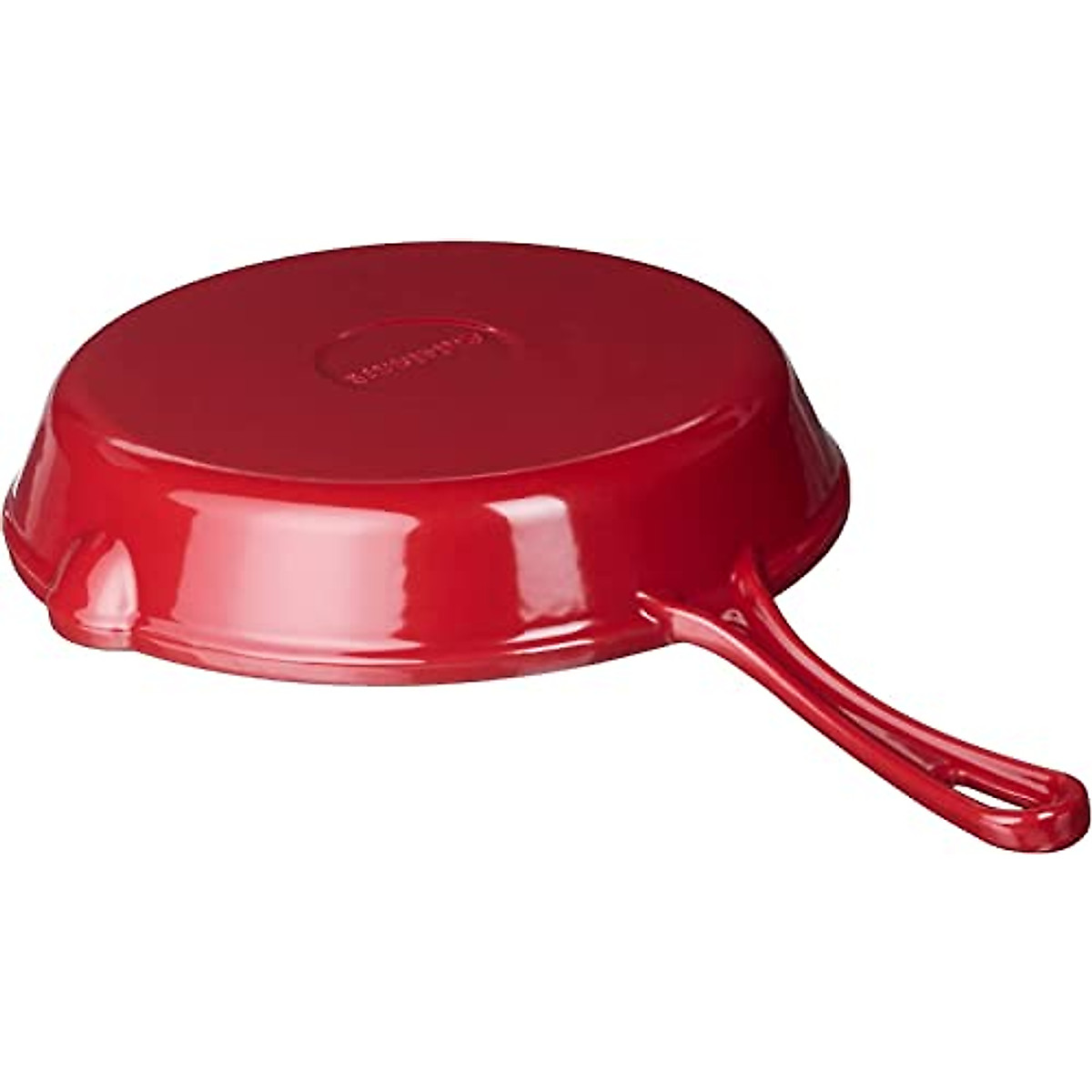 Cuisinart Chef's Classic Enameled Cast Iron 10-Inch Round Fry Pan, Cardinal Red