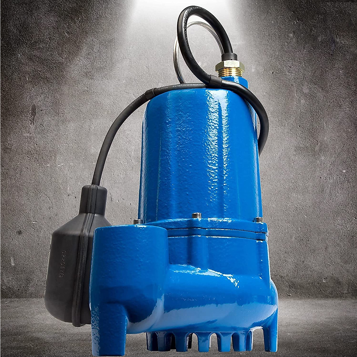 Little Giant Select Series LG-S50T 115-Volt, 1/2 HP, 4300 GPH Cast Iron Sump Pump with Tethered Switch, Blue, 14942675