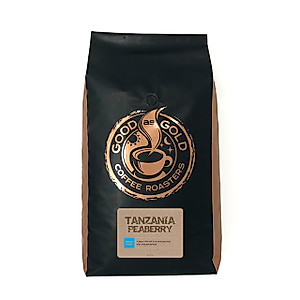 Tanzania Peaberry Coffee - Good As Gold Coffee Roasters - 5lb Whole Bean (Medium Roast)