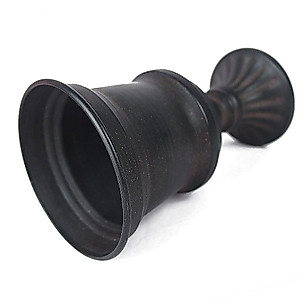 WEIDUOFUN Antique Display Urn Planter Pedestal Vase Rustic Classic Urn Planter Vase for Wedding Home Cafe Decoration -7.87”Tall and 3.54” Diameter