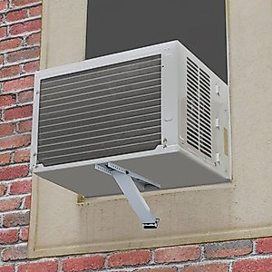 Window Air Conditioner Support Bracket,Relieves Weight Stress On The Window Frame A/C Safe Support Bracket Installs from Inside The House Built-in Bubble Level Window AC Mount Bracket up to 85lbs…