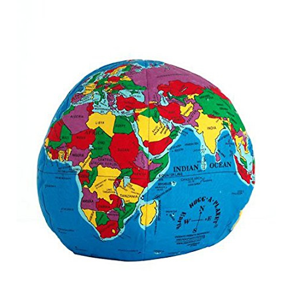 Hugg-A-Planet Classic Political Earth - The Original Soft & Huggable Planet Earth. 600 Places Labeled. Educational Toy for Kids 3+, Teens, Adults, Teachers and Parents.