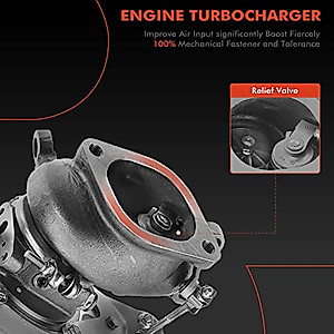 A-Premium Complete Turbo Turbocharger Kit, with Wastegate Actuator & Gasket, Compatible with Ford F-150 2011-2012, 3.5L Ecoboost, Replace# CL3Z-6K682-C, CL3Z-6K683-D