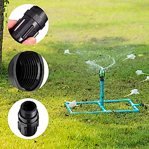 Scicalife Water Pressure Regulator Drip Irrigation Valve 3/4 inch 25 PSI Drip Irrigation Regulating Watering System Replacement for Garden Park