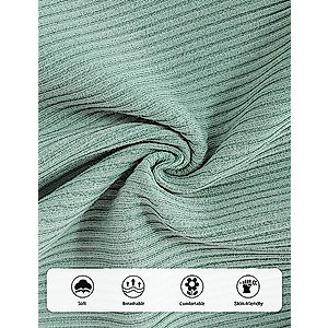 Okgirl Toddler Girl Clothes Cute Crewneck Long Sleeve Green Tops Grey Pants with Headband 3Pcs Outfits Fall Baby Girl Clothes 12-18M