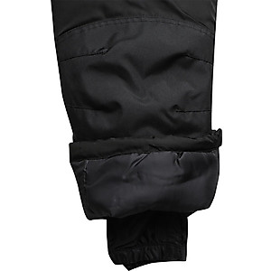 Cherokee Kids' Snow Bib - Boys and Girls Insulated Ski Pants Overalls (4-18), Size 4T, Black