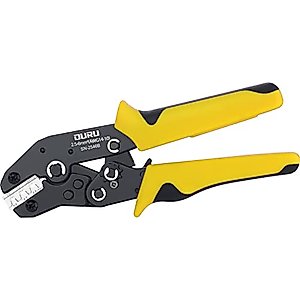 OURU Solar Crimping Tool for 14-10 AWG Solar PV Cable Solar Connectors,Solar Crimper SN-2546B