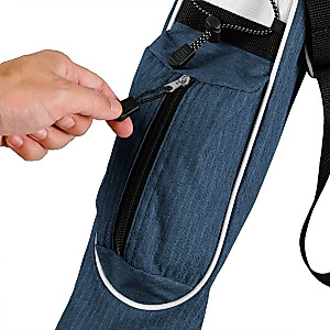 Orlimar Golf Ultra-Lightweight Stand Bag, Plaid Poly Azure Blue, Unisex