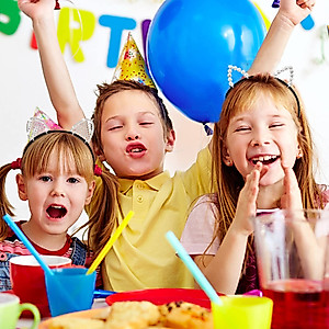 WHAVEL Crystal Rhinestone Animal Ears Headband - 3 Pcs Cosplay Cat Party Hair Accessories for Women (A)