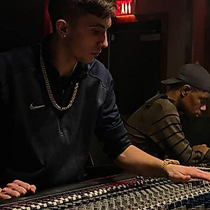 HDMENC Mens Miami Cuban Link Chain Necklace 12mm Diamond Prong Cuban Chain 18/20/24inch Length Hip Hop Jewely with Gift Box