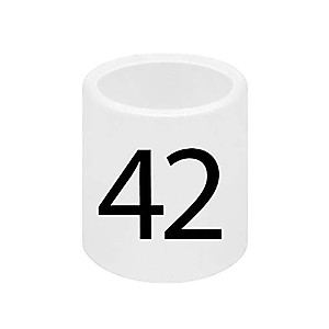 SSWBasics Mini Slip On Size Markers - Size 42- Pack of 50