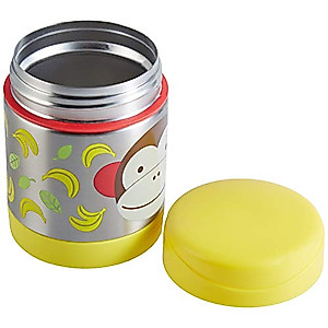 Skip Hop Insulated Baby Food Jar, Zoo, Monkey(Discontinued by Manufacturer)