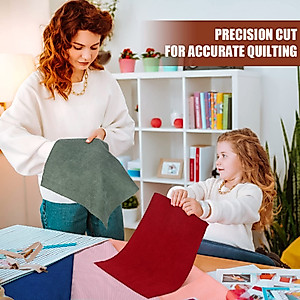 16 Pieces Wale Corduroy Fabric Solid Plain Thick DIY Sewing Crafts Materials Stretch Corduroy Fabric for Coat Shirt Dress Pants Costume Sofa DIY Sewing Craft Material