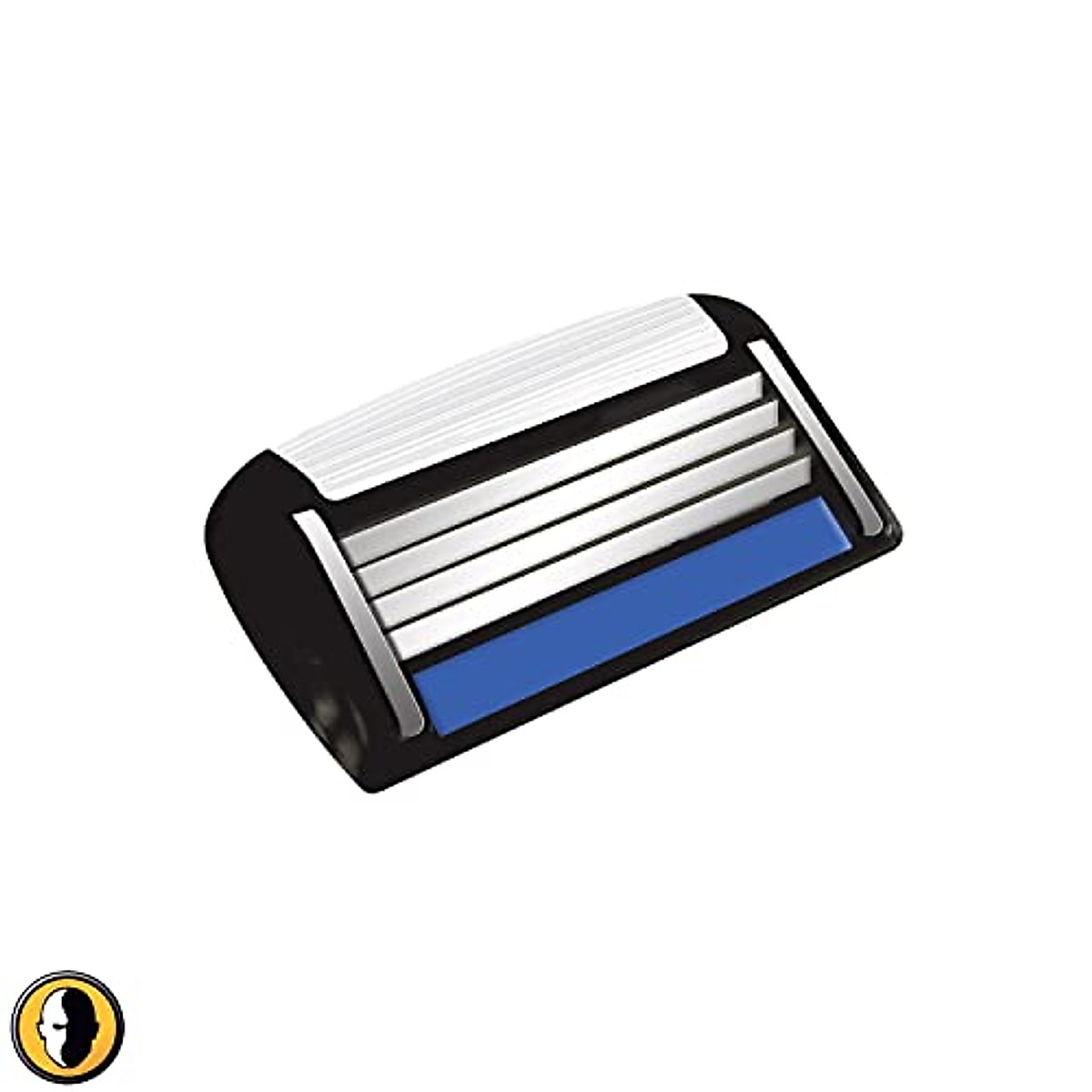 HeadBlade Men's HB4 Refill Shaving Razor Blades 4 Count (Pack of 1)